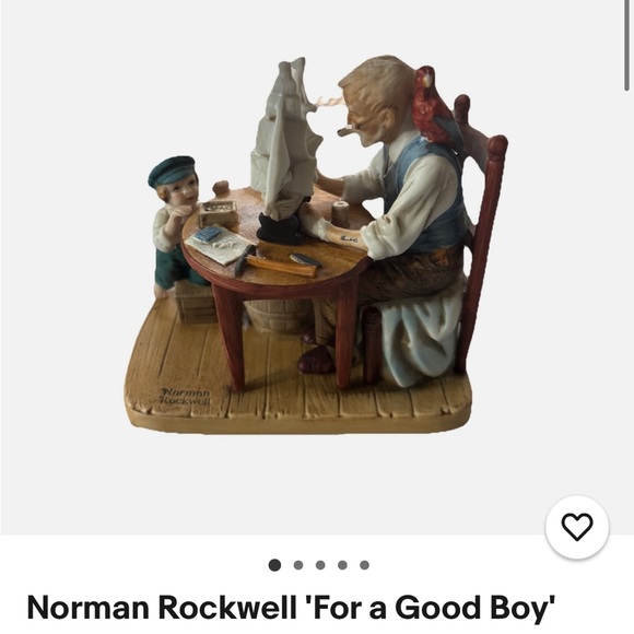 Norman Rockwell | Accents | Norman Rockwell Nautical Figurine With Red ...